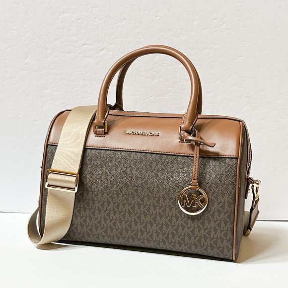Michael Kors | Bags | Michael Kors Jet Set Travel Medium Duffle Satchel ...